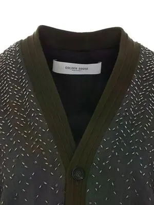 GOLDEN GOOSE And Ivory Check Mohair Blend Jacket