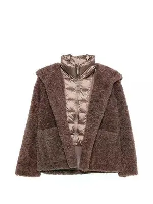 BOMBOOGIE Hooded Teddy-texture Jacket