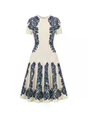 Ulla Johnson Sofie Jacquard-knit Midi Dress