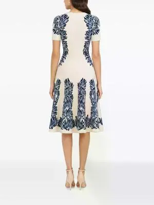 Ulla Johnson Sofie Jacquard-knit Midi Dress