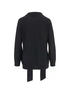 Valentino Garavani Scarf-detail Wool Jumper