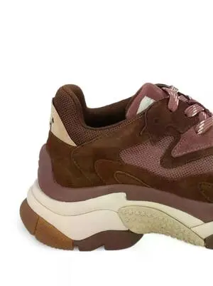 Ash Addict Panelled Sneakers - Brown