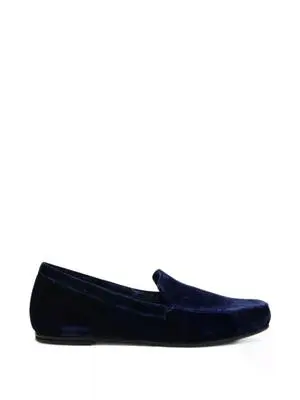 Loulou De Saison Bert Velvet Loafers - Blue
