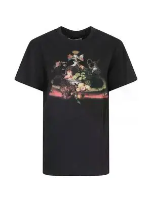 VIVIENNE WESTWOOD Still Life Orb Crew-neck T-shirt - Black