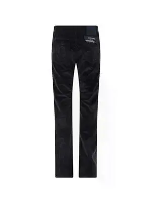 Jacob Cohen Bard Corduroy-effect Straight-leg Trousers - Blue