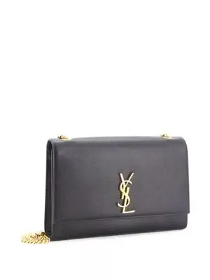 Saint Laurent Classic Monogram Grainy Leather Large Crossbody Bag