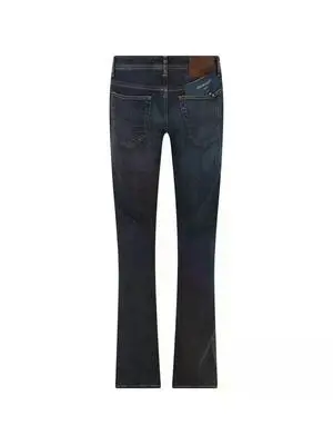 Jacob Cohen Bard Faded-effect Straight-leg Jeans - Blue