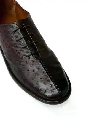 Marsèll Stesa Ostrich-effect Leather Derby Shoes