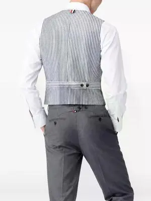 Thom Browne Super 120's Twill 5-button Vest