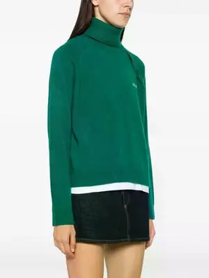 Liu Jo Button-detail Roll-neck Sweater