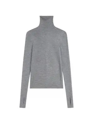 Givenchy Turtleneck Sweater In Wool And Silk