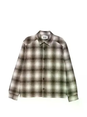 DRYKORN Check-pattern Button-up Jacket - Brown