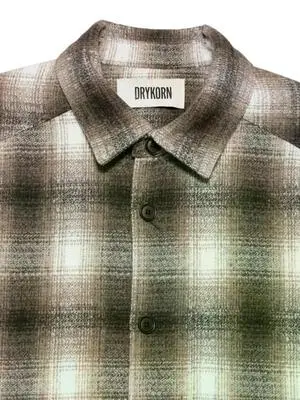 DRYKORN Check-pattern Button-up Jacket
