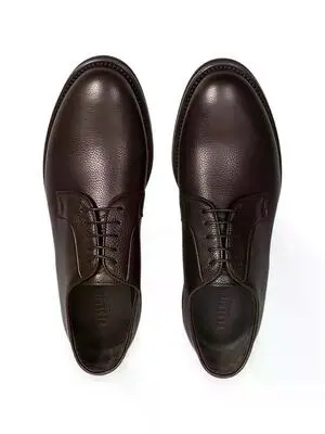 Peserico Grained Leather Derby Shoes