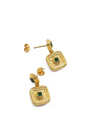 OTTOMAN HANDS Wax Seal Drop Earrings