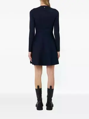 Liu Jo Knit Fit & Flare Dress - Blue