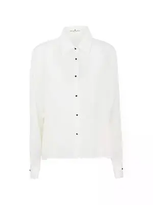 Ermanno Scervino Long-sleeved Silk Shirt