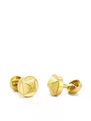 David Webb Bastille Cufflinks - Gold