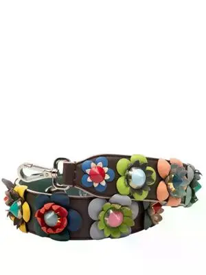 Fendi 2000-2026 Calfskin Flowerland Strap You Shoulder Strap