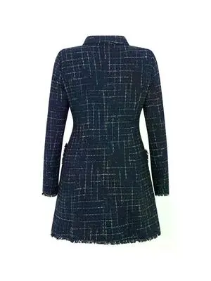 Herno Tweed Frayed-edge Coat