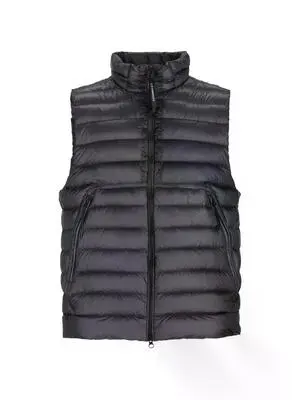 C.P. COMPANY Quilted Lens-detailed Gilet - Grey