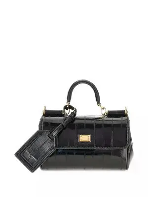 Dolce & Gabbana Sicily Panelled Leather Tote Bag
