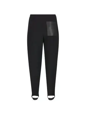 Loewe Stirrup-hem Calf-leather-pocket Trousers
