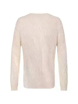 BOSS Cable-knit Sweater - Neutrals