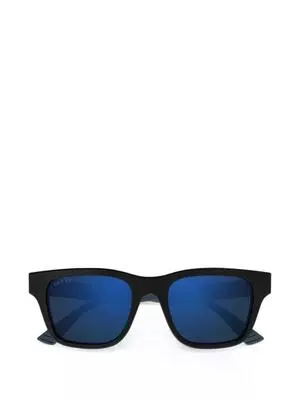 Gucci Logo-plaque Square-frame Sunglasses