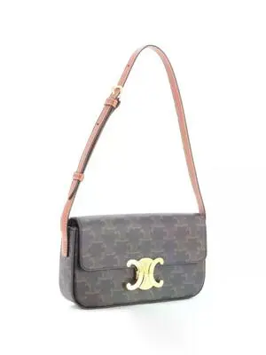 Celine Triomphe East-west Triomphe Coated Canvas Shoulder Bag