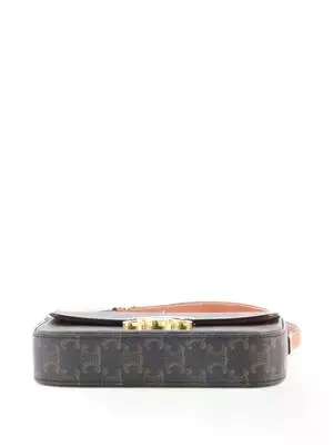 Celine Triomphe East-west Triomphe Coated Canvas Shoulder Bag