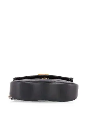LOUIS VUITTON New Wave Chain Bag Quilted Leather Mm Crossbody Bag