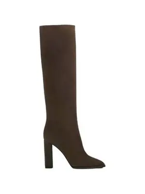 LE SILLA Elsa Suede Knee-high Boots - Brown