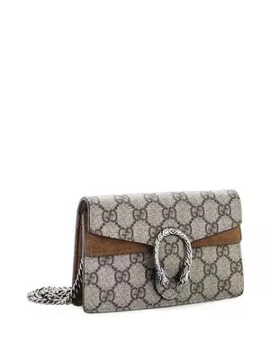 Gucci Dionysus Bag Gg Coated Canvas Super Mini Crossbody Bag