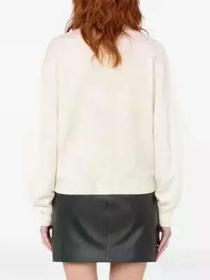 Moschino Logo-embroidered Roll-neck Wool Sweater