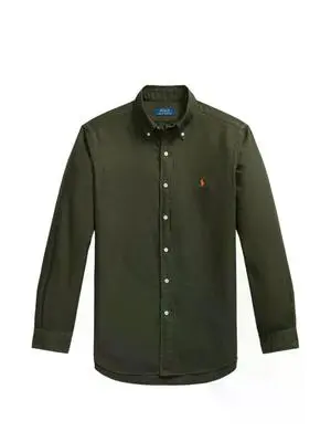 Polo Ralph Lauren Logo-embroidered Button-down Shirt - Green
