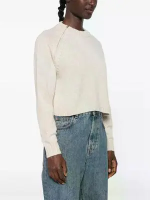 Ba&sh Zip-detail Cable-knit Sweater