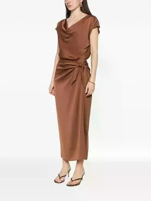 NOUVELLE SILK95FIVE French Tie Silk Skirt
