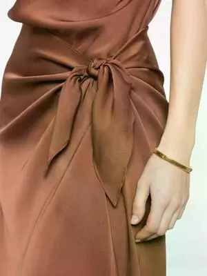 NOUVELLE SILK95FIVE French Tie Silk Skirt