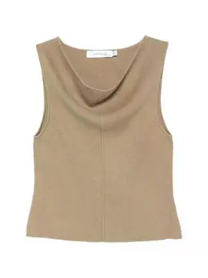 AYA MUSE Cowl-neck Tank Top