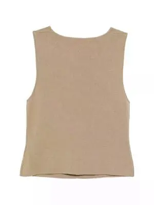AYA MUSE Cowl-neck Tank Top