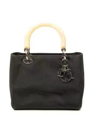 Dior 1998 Medium Canvas Lady Satchel