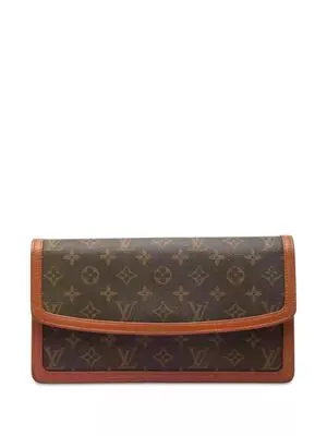 LOUIS VUITTON 1995 Monogram Pochette Dame Gm Clutch Bag