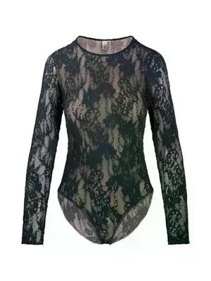 Zimmermann Floral-lace Bodysuit - Green