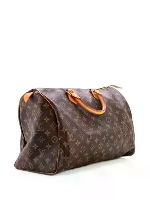LOUIS VUITTON Speedy Handbag Monogram Canvas 40 Satchel