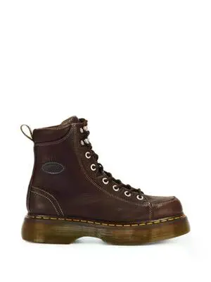 Dr. Martens Buzz 8-eye Leather Boots - Brown