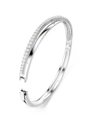 SWAROVSKI Hyperbola Crossover Crystal-embellished Bangle