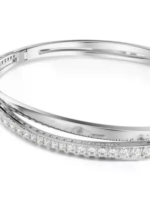 SWAROVSKI Hyperbola Crossover Crystal-embellished Bangle