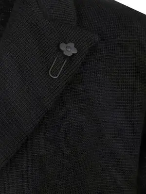 LARDINI Double-breasted Knitted Jacket