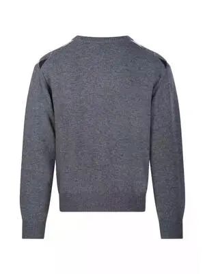 DUNST Argyle-pattern Sweater